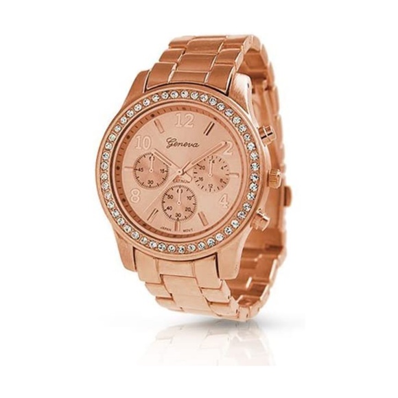 Geneva | Accessories | 4 For 5 Geneva Bling Jewelry Geneva Rose Gold ...